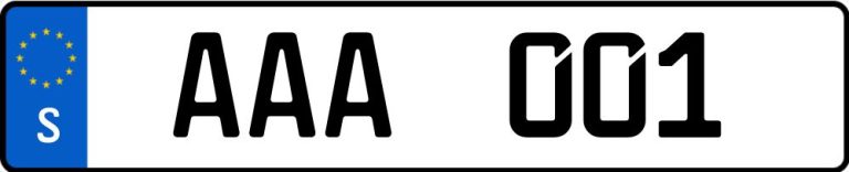 Schweden Kennzeichen Ermitteln